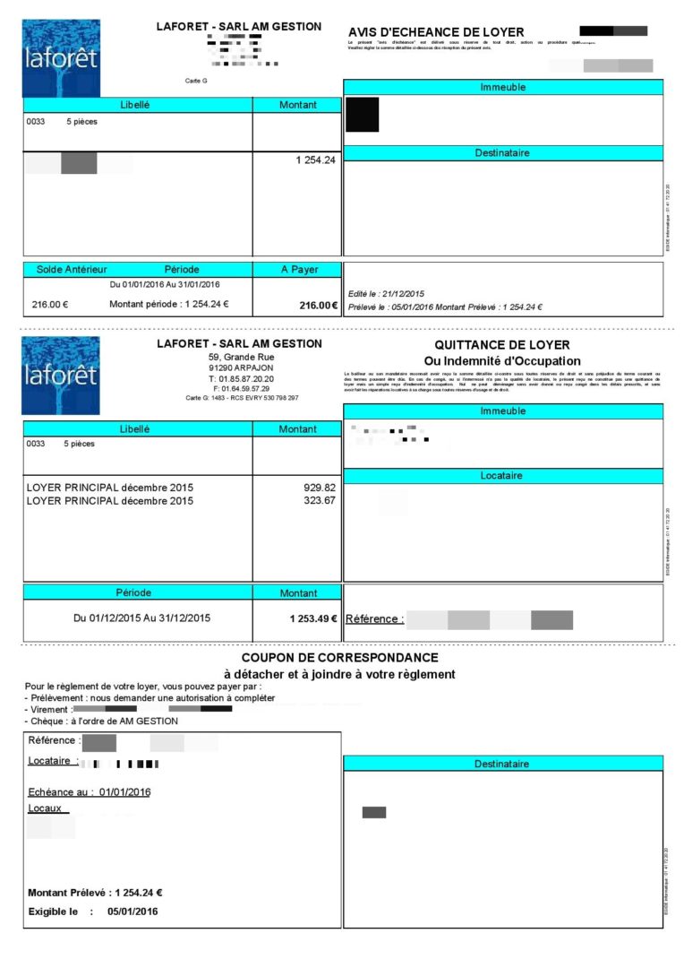 Qu’est ce qu’une quittance de loyer ? – CARE Patrimoine